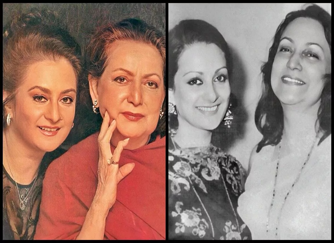 bollywood naseem banu mother in law first superstar and beauty queen of the film industry most ...