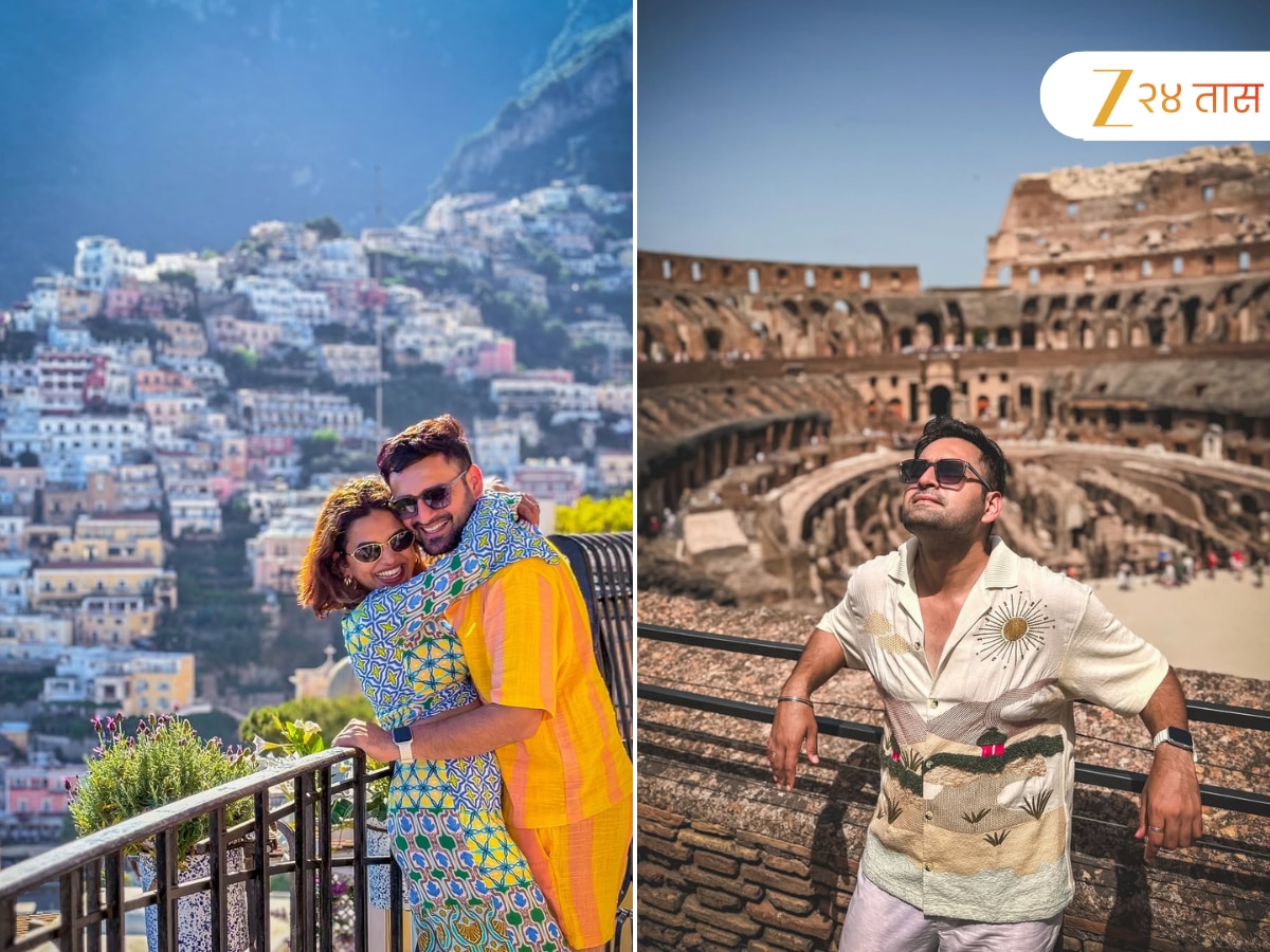 Marathi Celebrity Siddharth Chandekar and Mitali Mayekar visit various ...