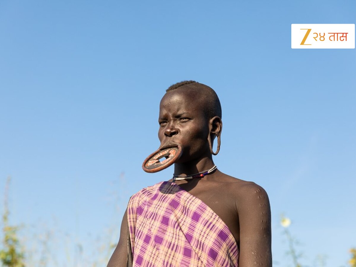 World Cruellest Tribe Mursi Tribe Tradition of Cutting Lips of Girls ...