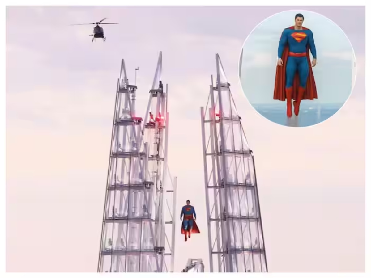 Superman was seen flying over London's tallest building amazing photo ...
