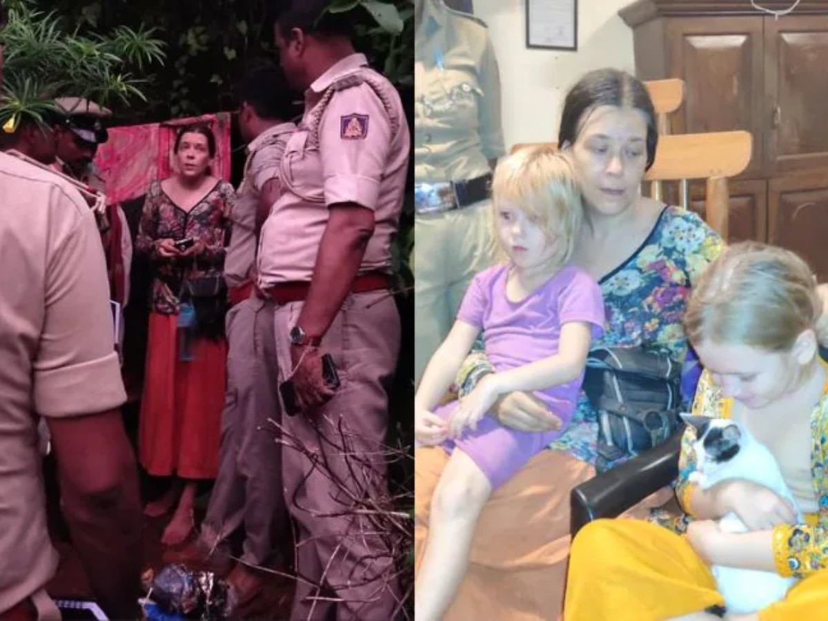 A Russian woman found living in cave in Karnataka | कर्नाटकातील गुहेत ...