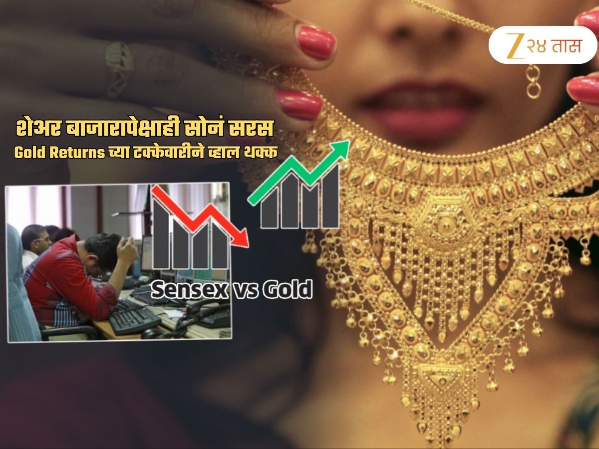 investment news gold vs sensex returns Golden metal beats Sensex with ...