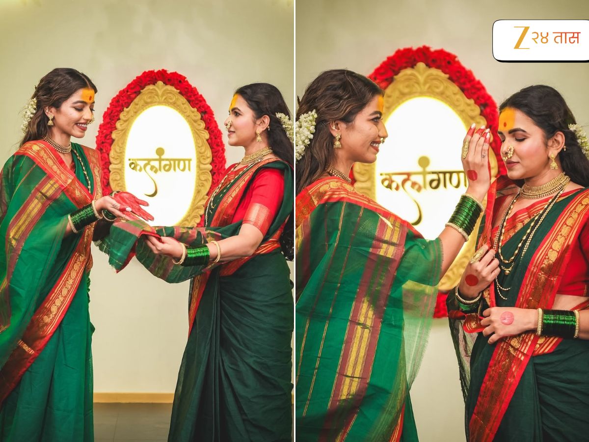 Juilee Joglekar and mitali Mayekar Ambabai Jagar on Navrati Special ...