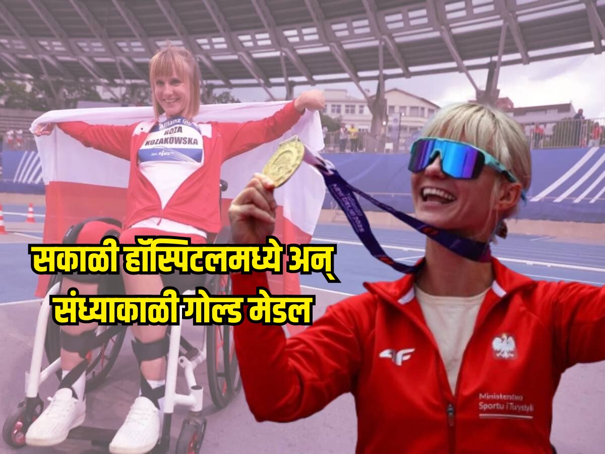 Roza Kozakowska won gold medal in Para Athletics 2025 after ...