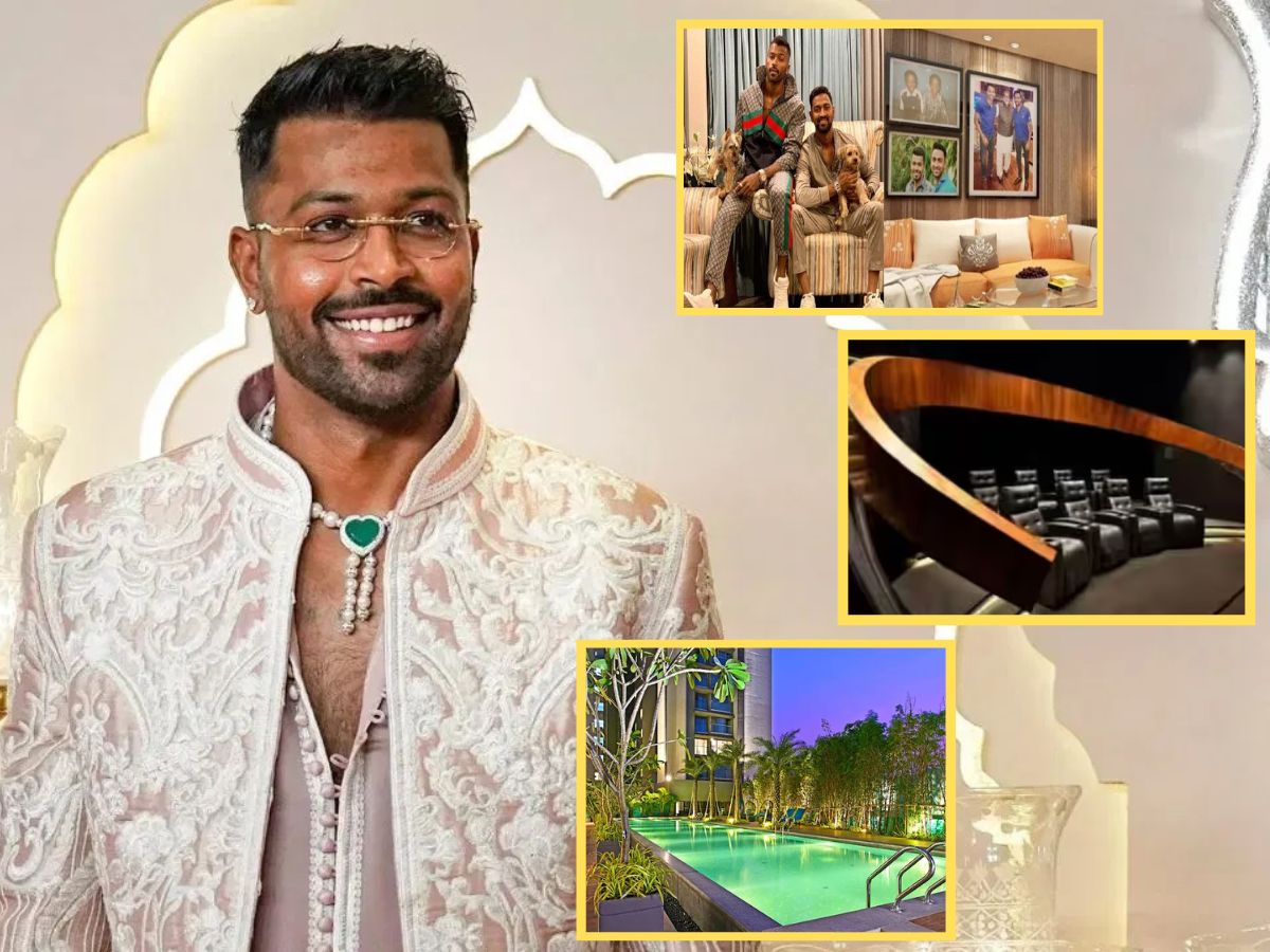 मुंबईतील हार्दिक पंड्याचा आलिशान 8 BHK फ्लॅट पाहिलात का? घरातील होम ...