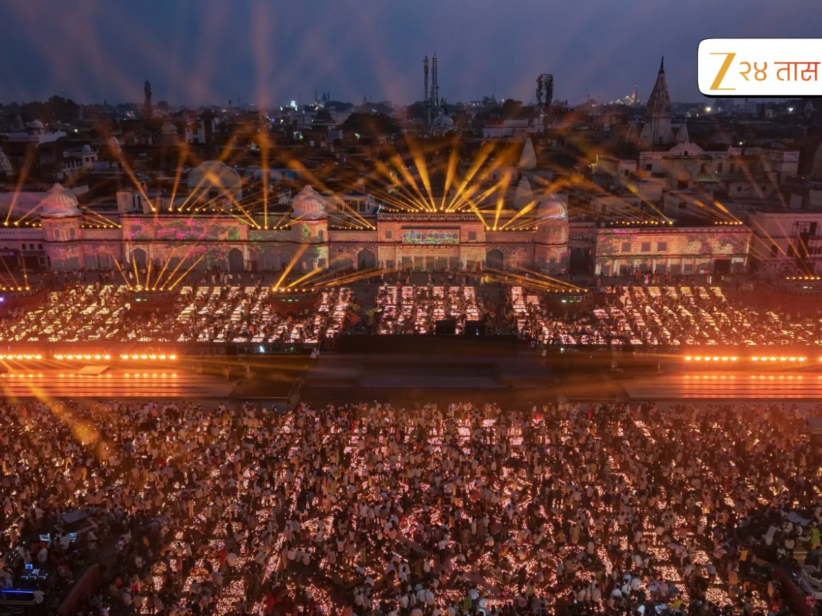Ayodhya glows in divine splendour over 26 lakh lamps light up Deepotsav ...