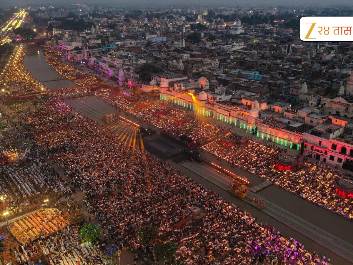 Ayodhya glows in divine splendour over 26 lakh lamps light up Deepotsav ...