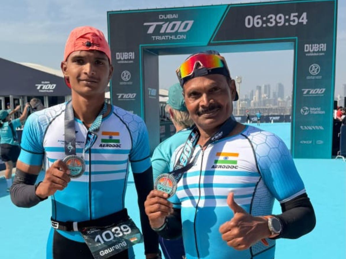 Vishnu Tamhane participated with son in the international T100 ...