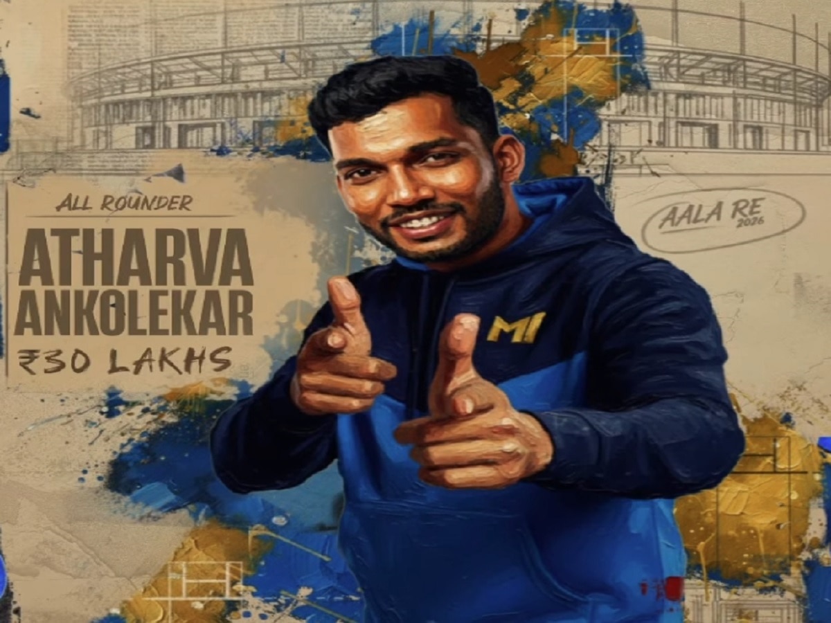 mumbai indians picked for base price atharva ankolekar know his ...