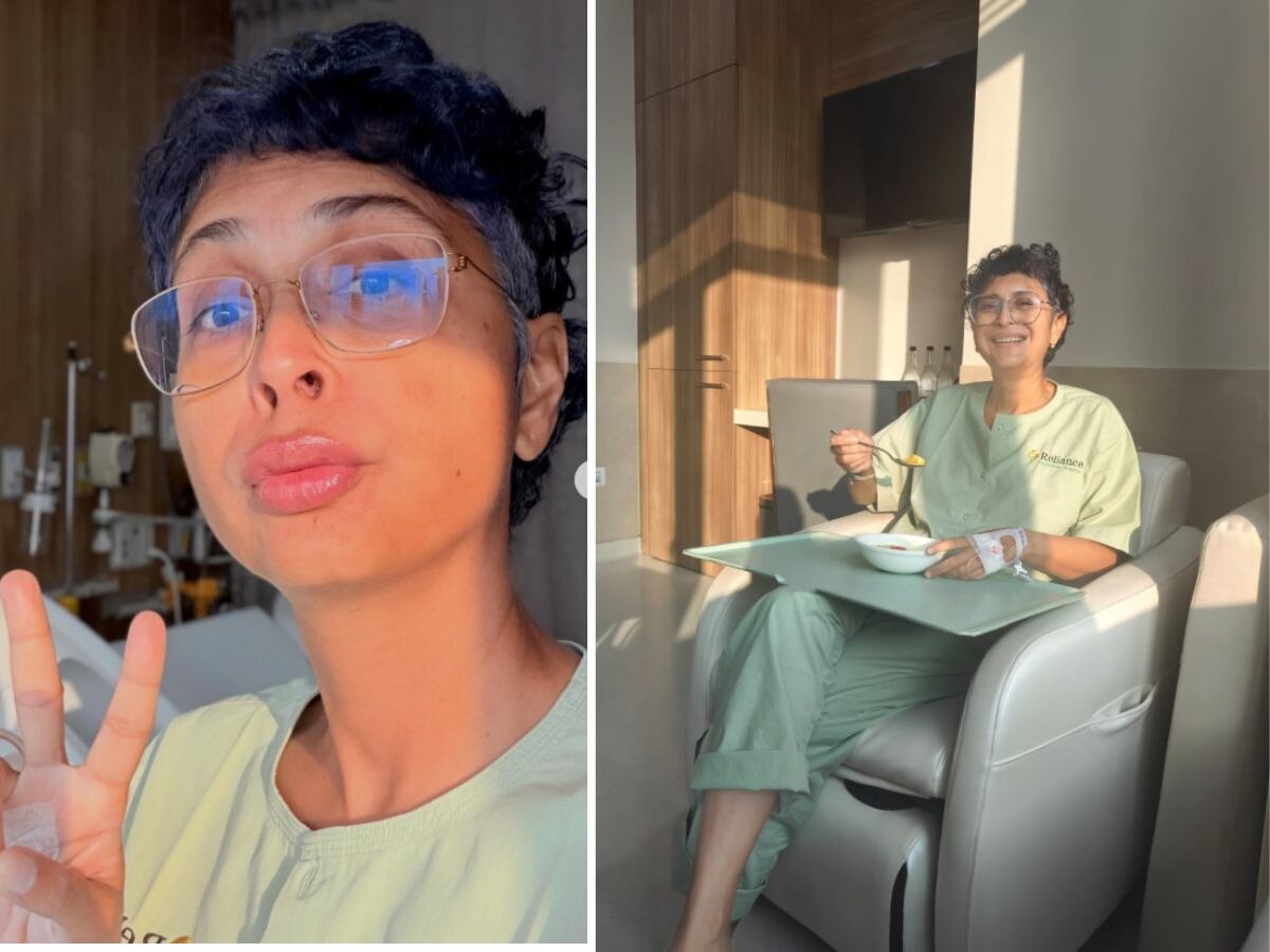 किरणच्या हातावर आमिर खानच्या नावाची पट्टी, लोक म्हणतायत, 'घटस्फोटानंतर ...