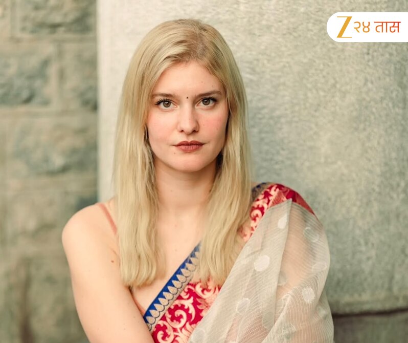 who is German girl lizlaz saree photos viral on social media India New ...