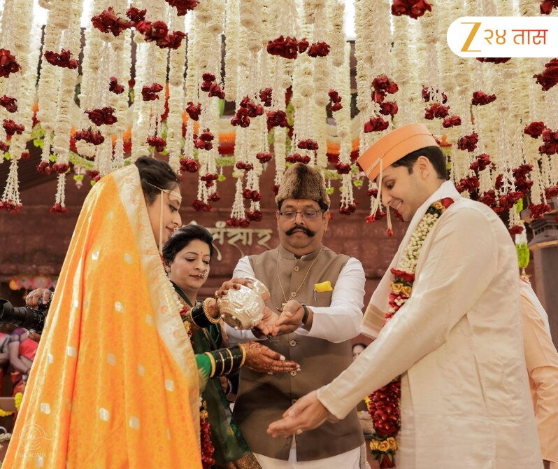 Satara Shriniwas Patil Grand Daughter Anusaya Patil Get Married see ...