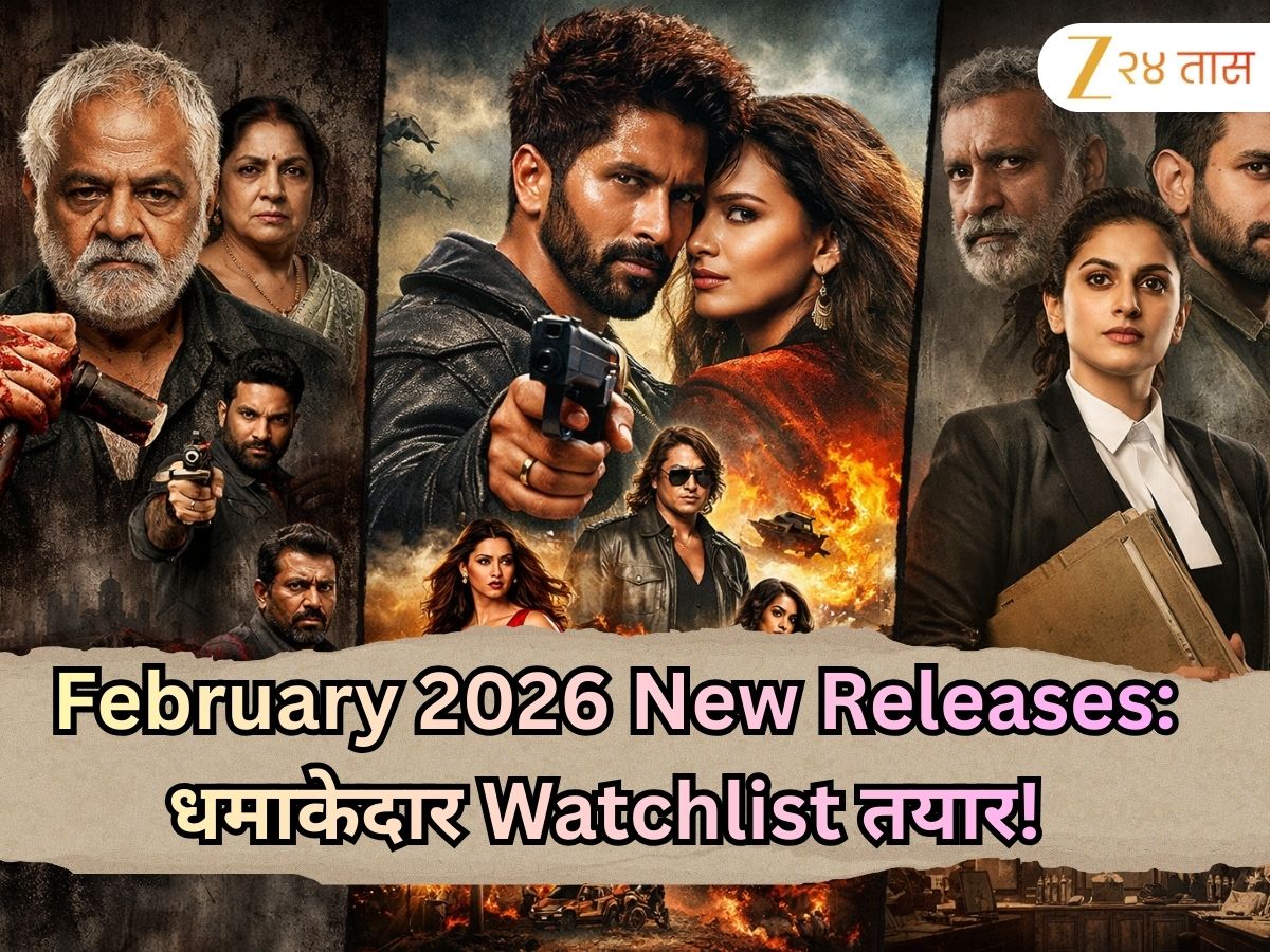 February 2026 New Releases: धमाकेदार Watchlist तयार! एक, दोन नाही तर 8 ...