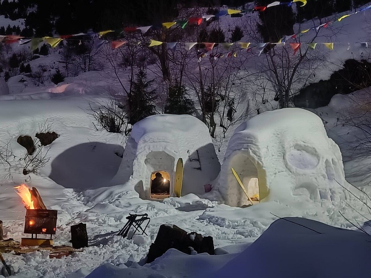 Indias only indigenous igloo at 10000 feet tourists flock from all over ...