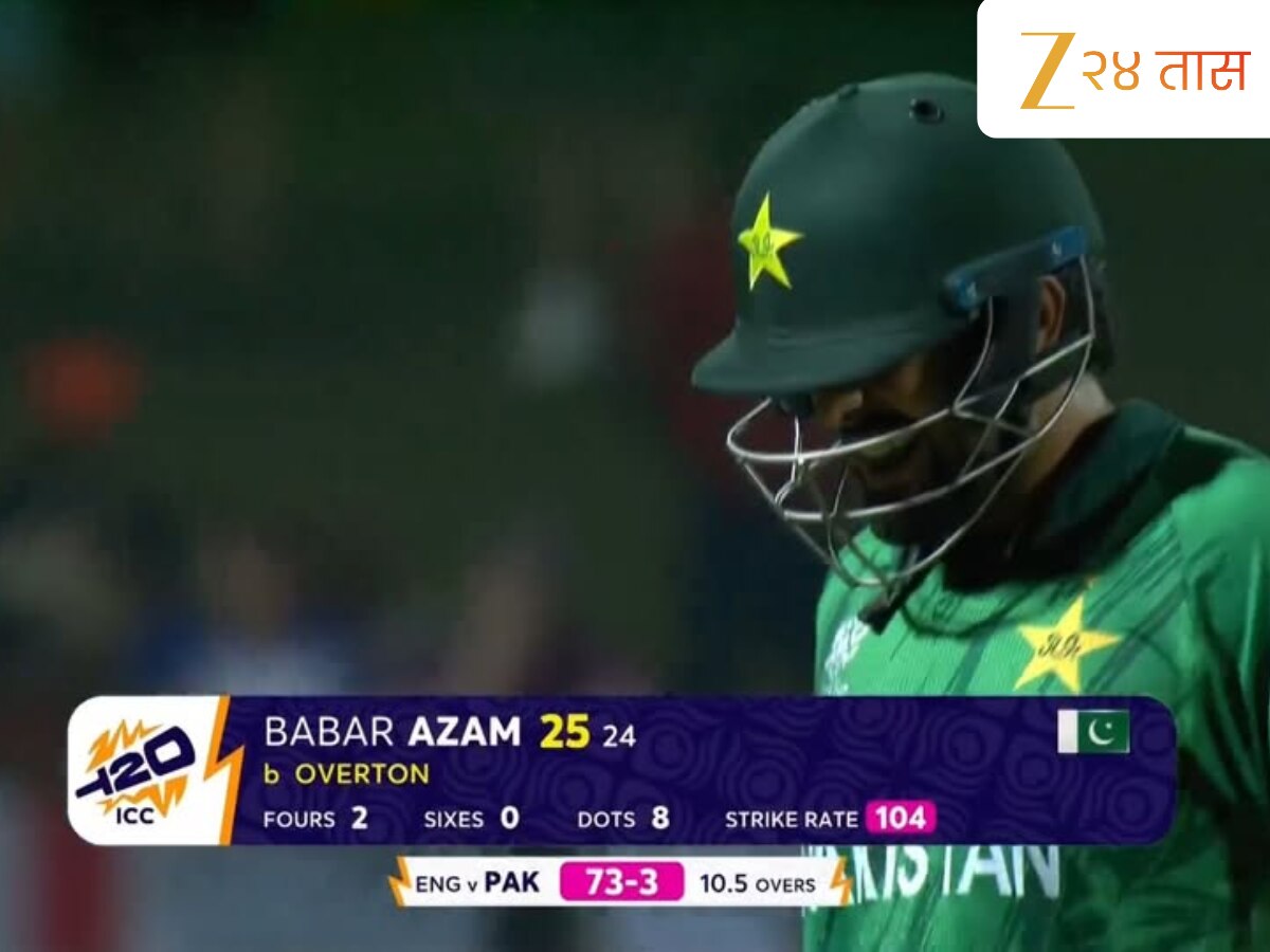 Babar Azam 25 runs in 24 balls in t20 world cup 2026 Social media goes ...