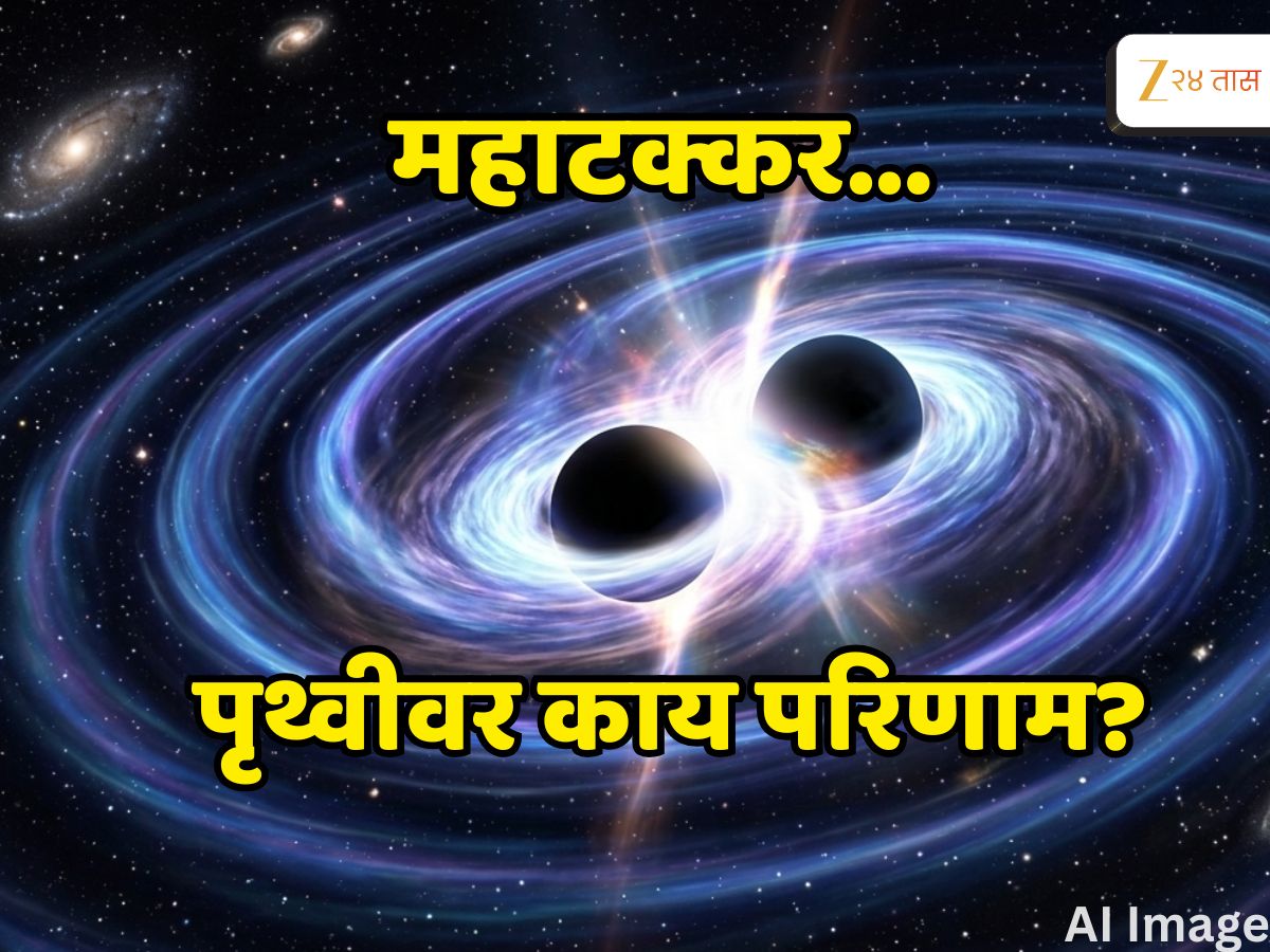 Explained Giant Black Holes Collision in space what will be impact on ...