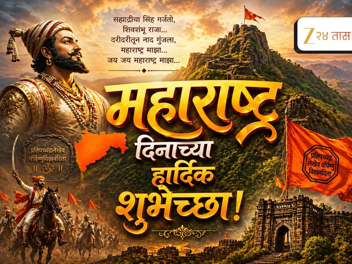 Maharashtra Day Wishes in Marathi 1 May Happy Maharashtra Din 2026 ...