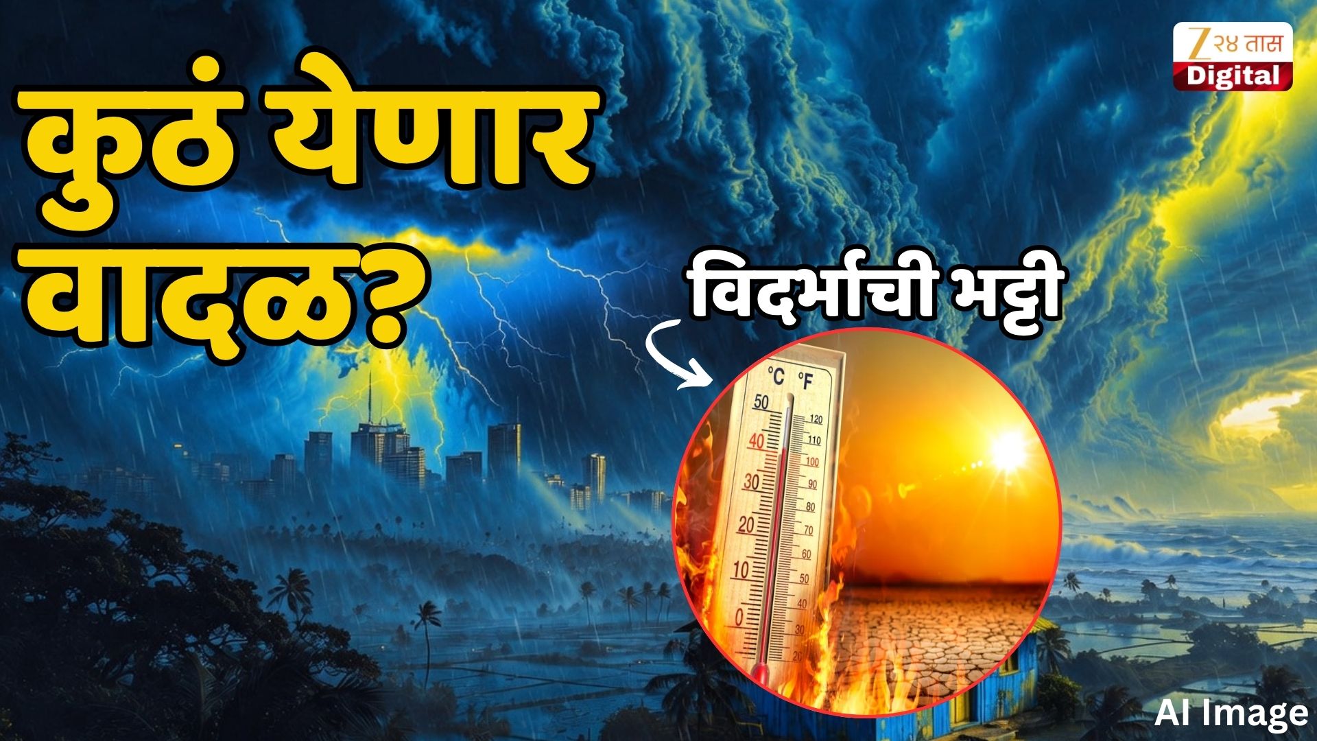 Maharashtra weather news aajche hawaman 22 may heatwate red alert ...