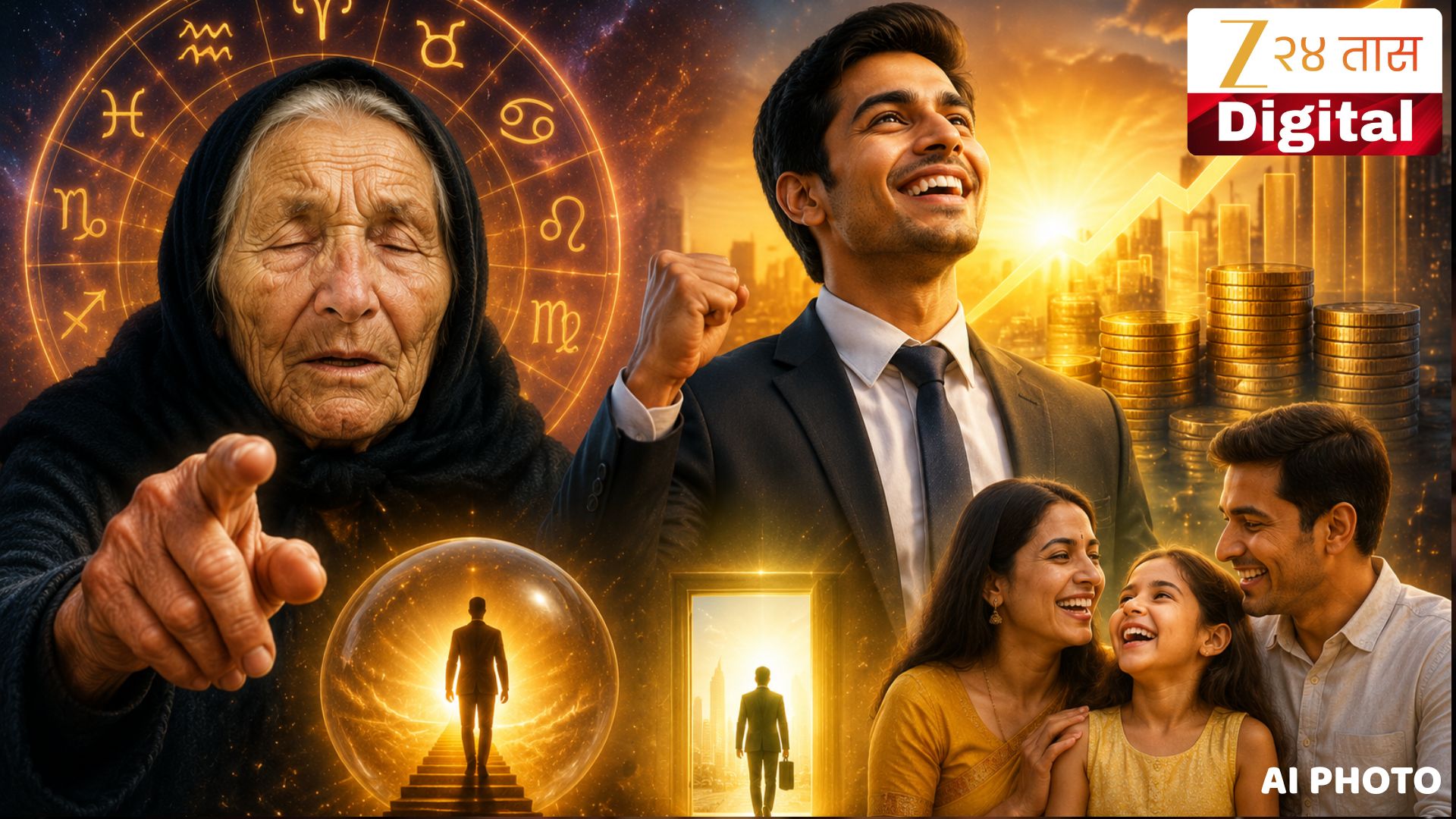Baba Vanga Prediction 2026 : नवीन नोकरी, आर्थिक लाभ, प्रगती अन् ...