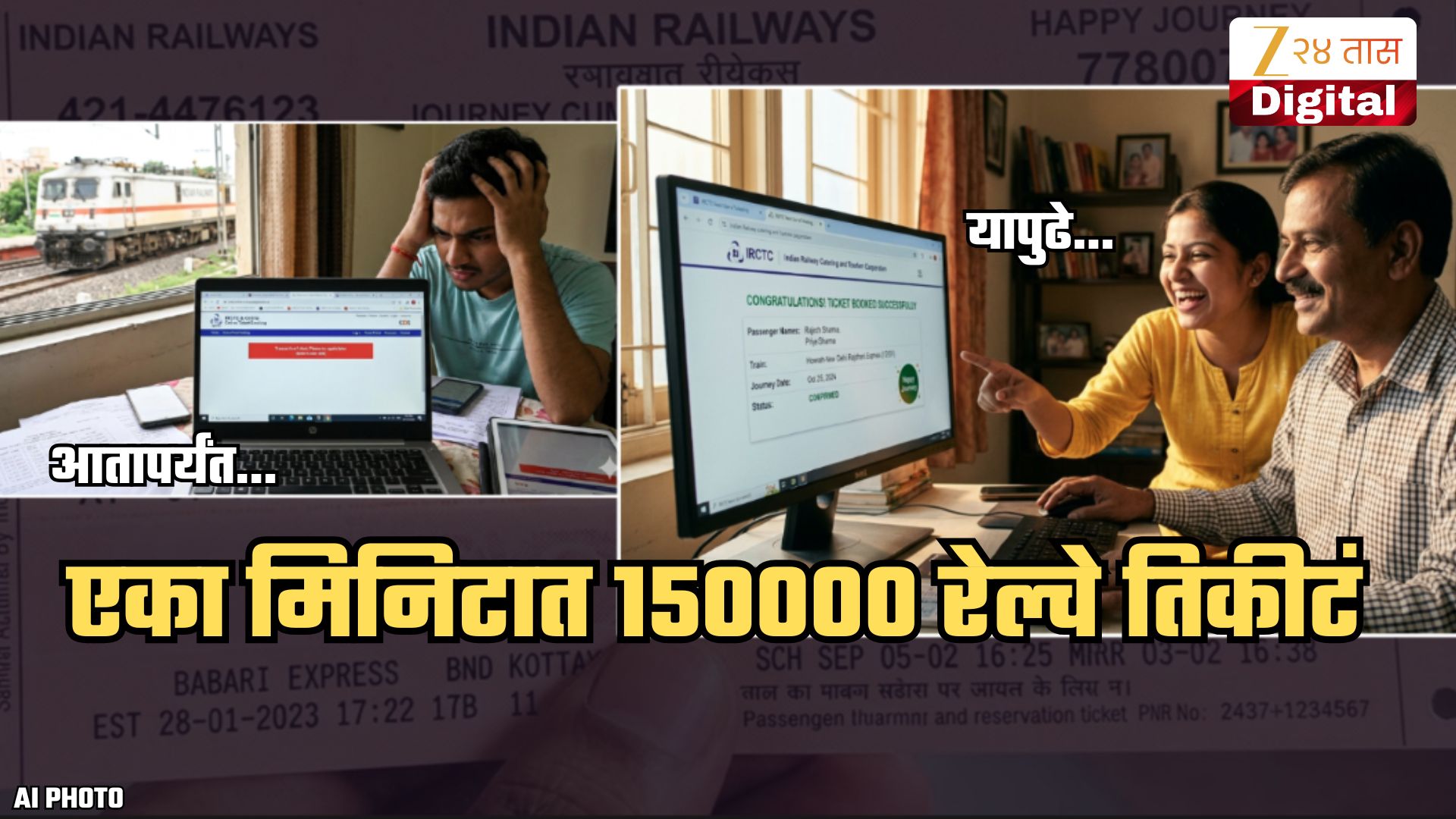 Indian Railways Update Transition To Upgraded Ticket Booking ...