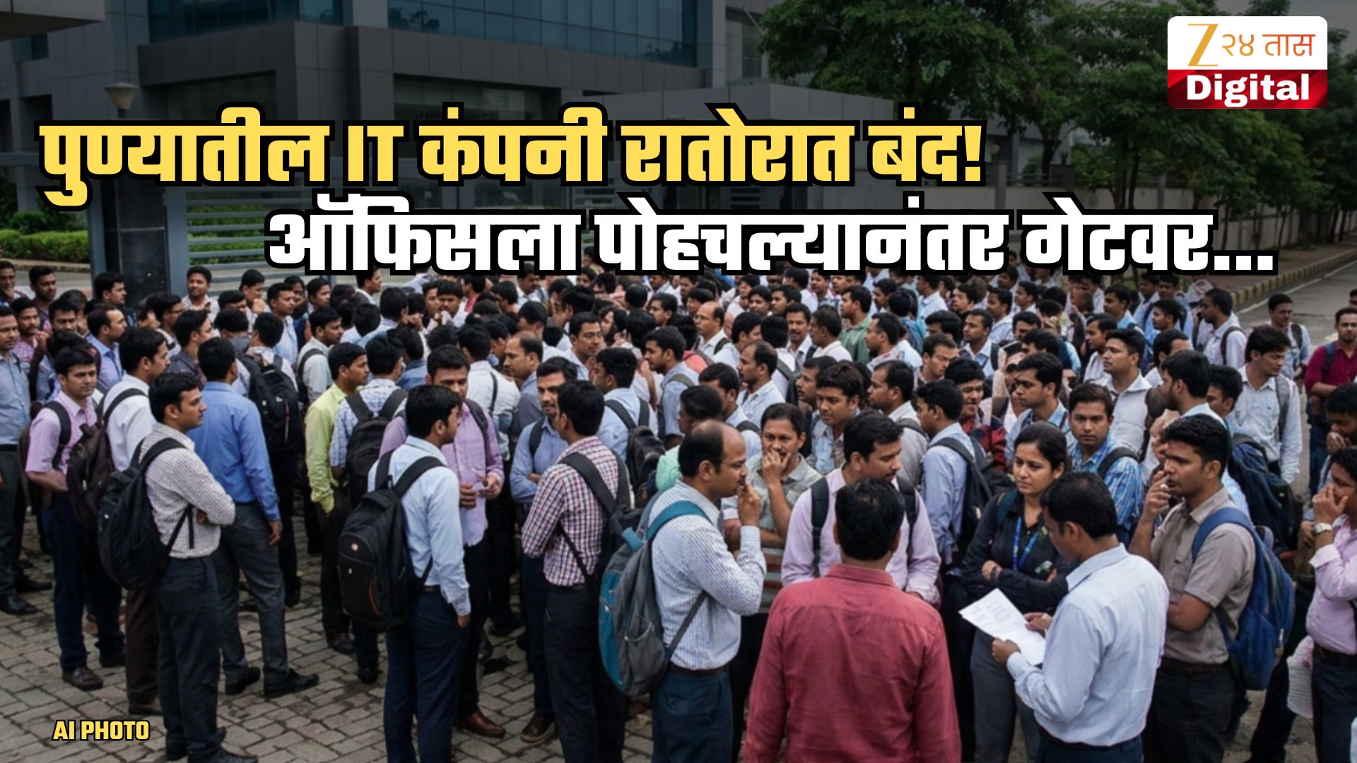 pune Hinjewadi IT Company close in one night Think Technology India ...