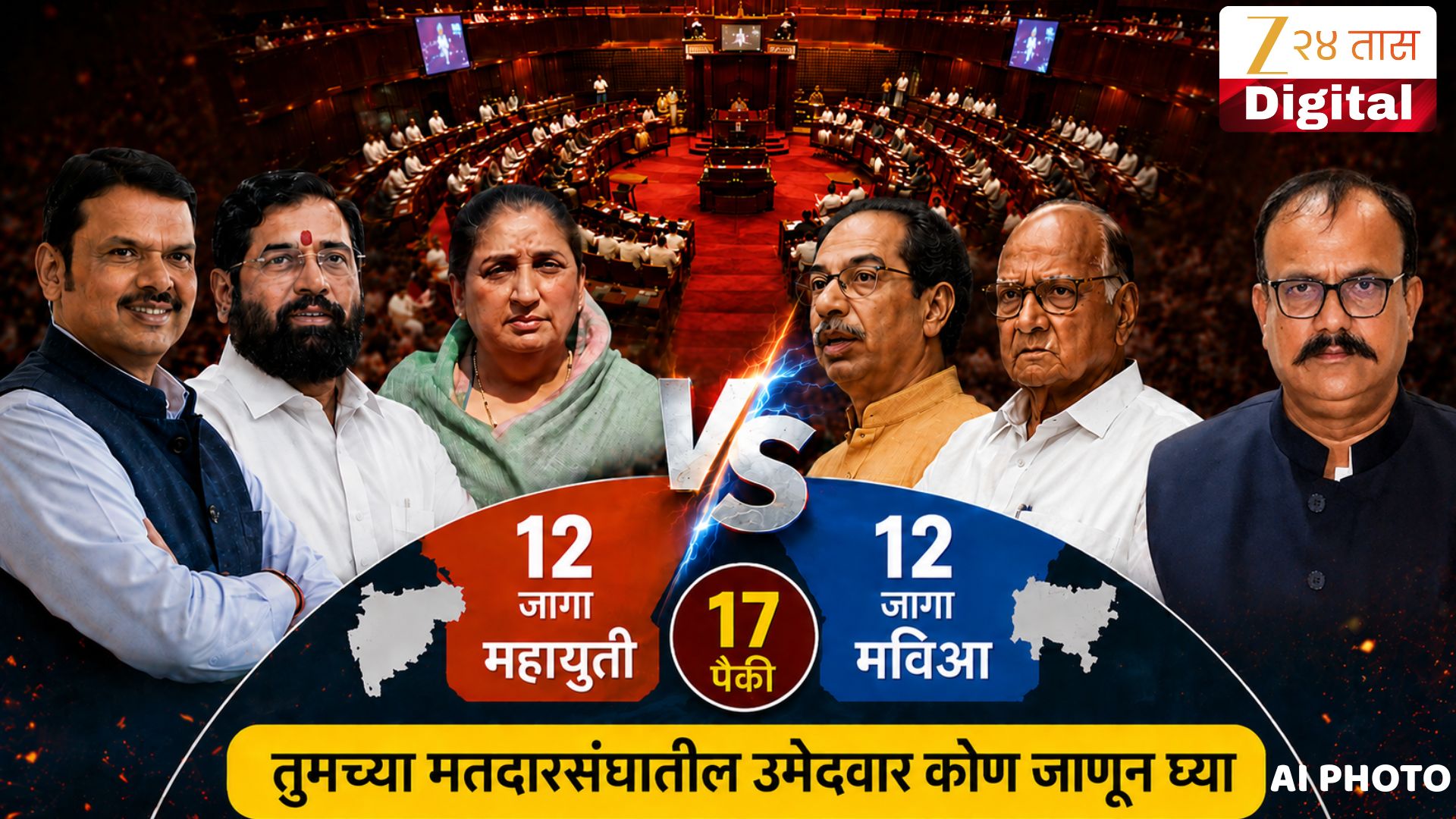 Explained : विधानपरिषदेच्या 17 पैकी 12 जागांवर महायुती आणि मविआ आमने ...