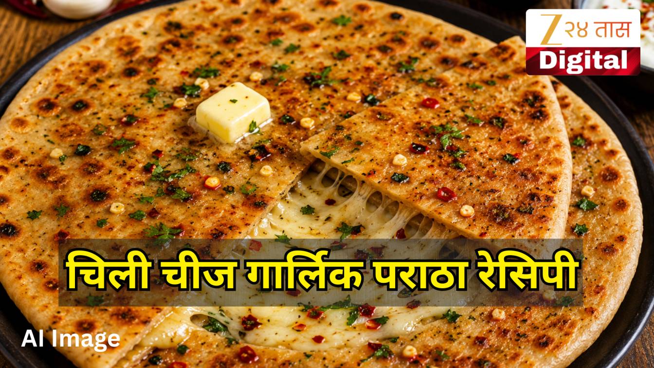 How to make Chilli Cheese Garlic Paratha know recipe best food option ...