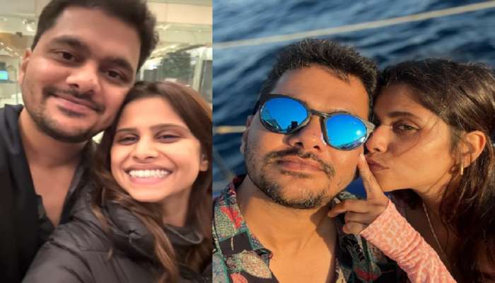 sai tamhankar post for boyfriend anish jog birthday News in Marathi ...