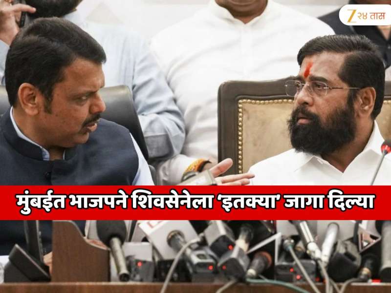Mahayuti BJP and Shiv Sena Seat Sharing announced News in Marathi ...